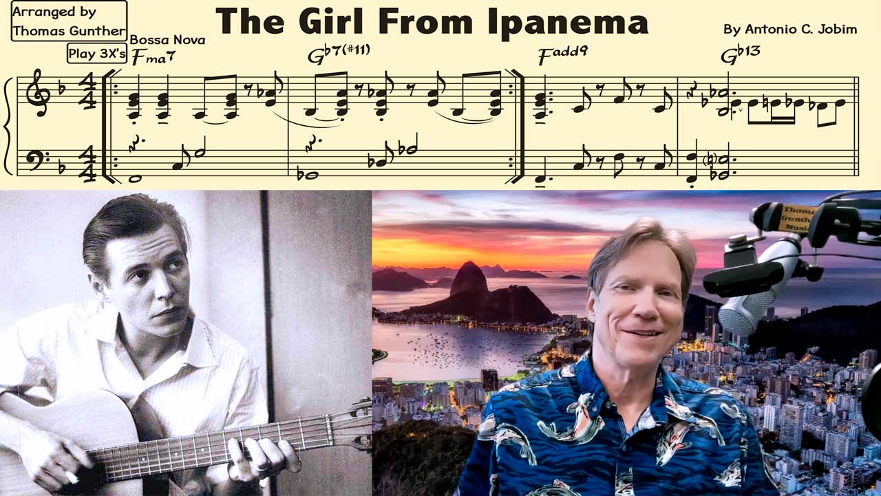 The Girl From Ipanema - PopJazzKeys.com