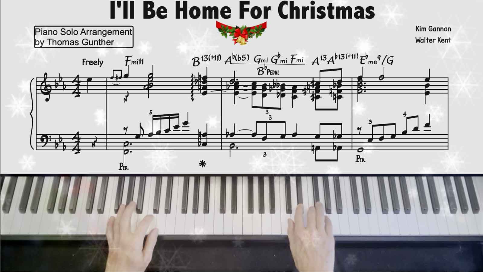 I'll Be Home For Christmas - PopJazzKeys.com