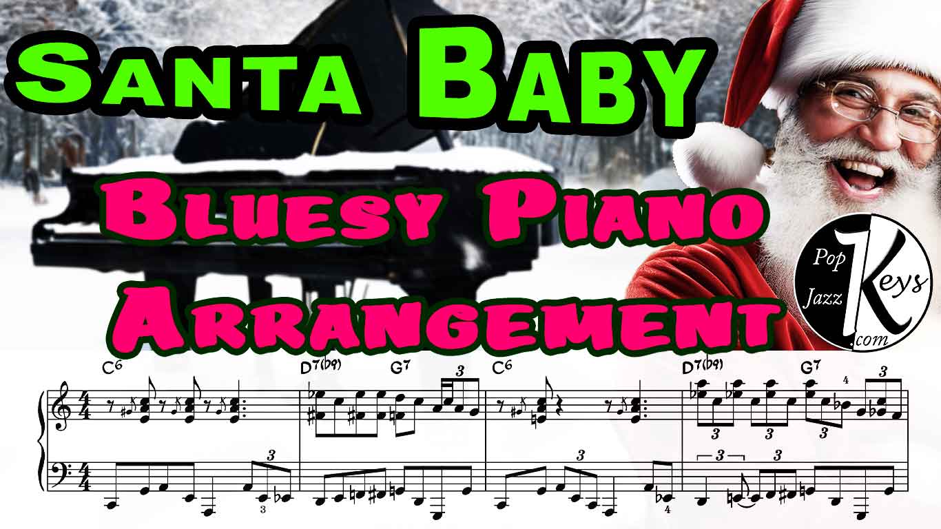Santa Baby Piano - PopJazzKeys.com