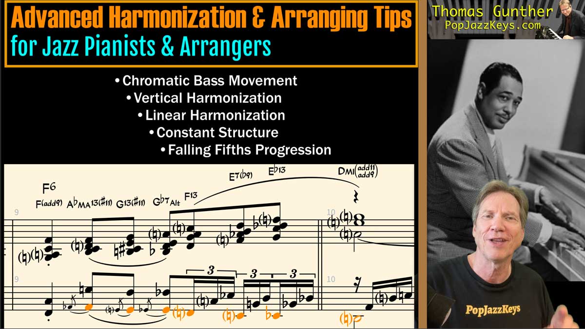 Advanced Harmonization Techniques for Jazz Pianists - PopJazzKeys.com